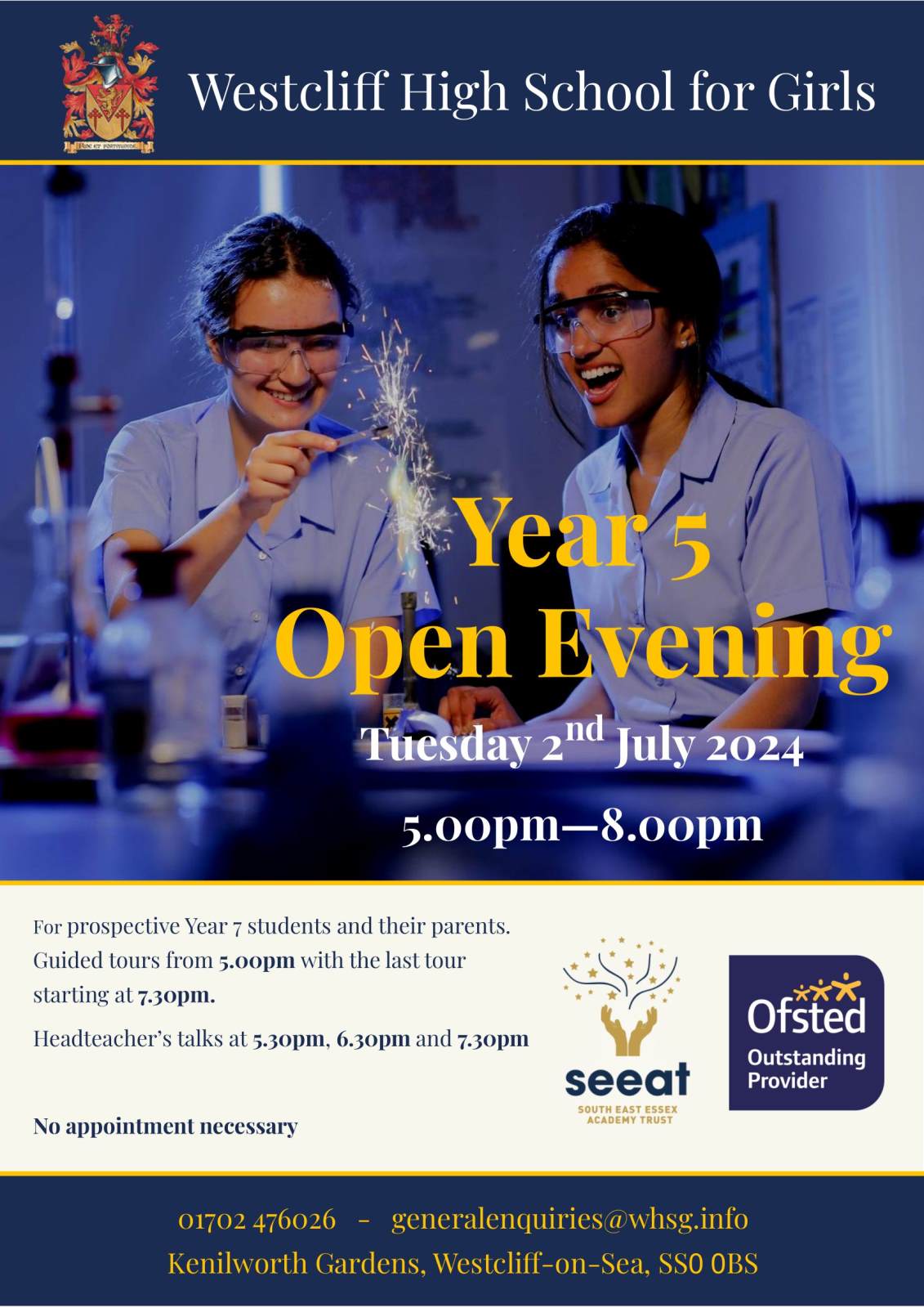 Westcliff High School for Girls - Year 7