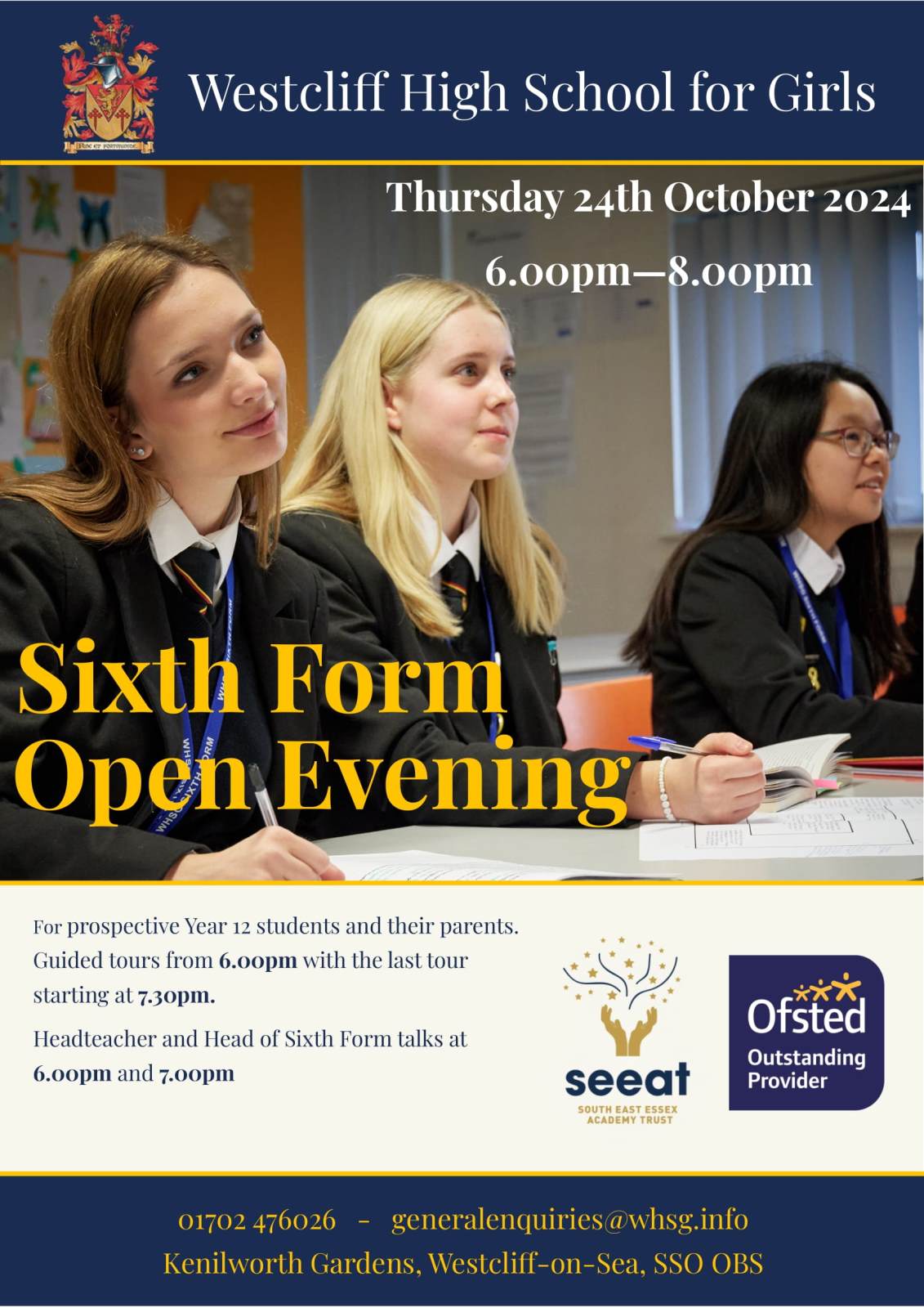 Westcliff High School for Girls - Sixth Form
